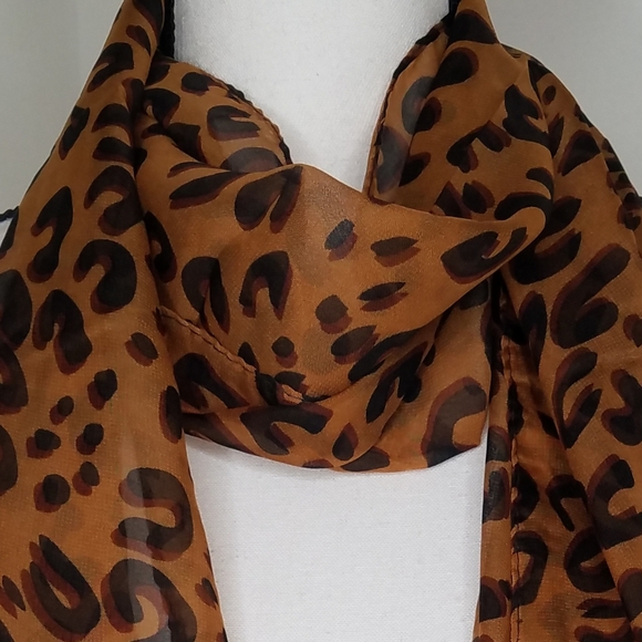 Accessories | Animal Print Scarf Cheetah 14x62 | Poshmark